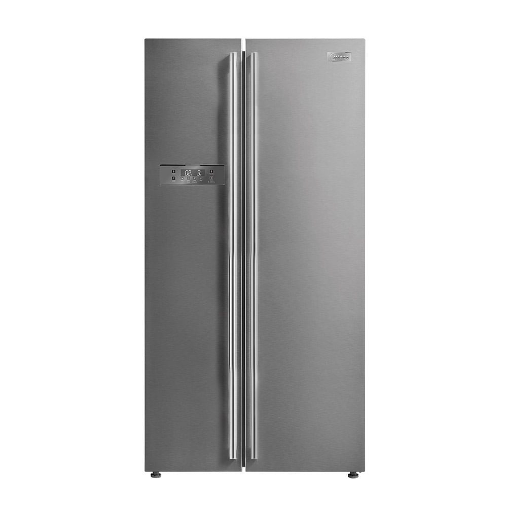 Refrigerador Midea Frost Free Side by Side 528 Litros Inox MD ...