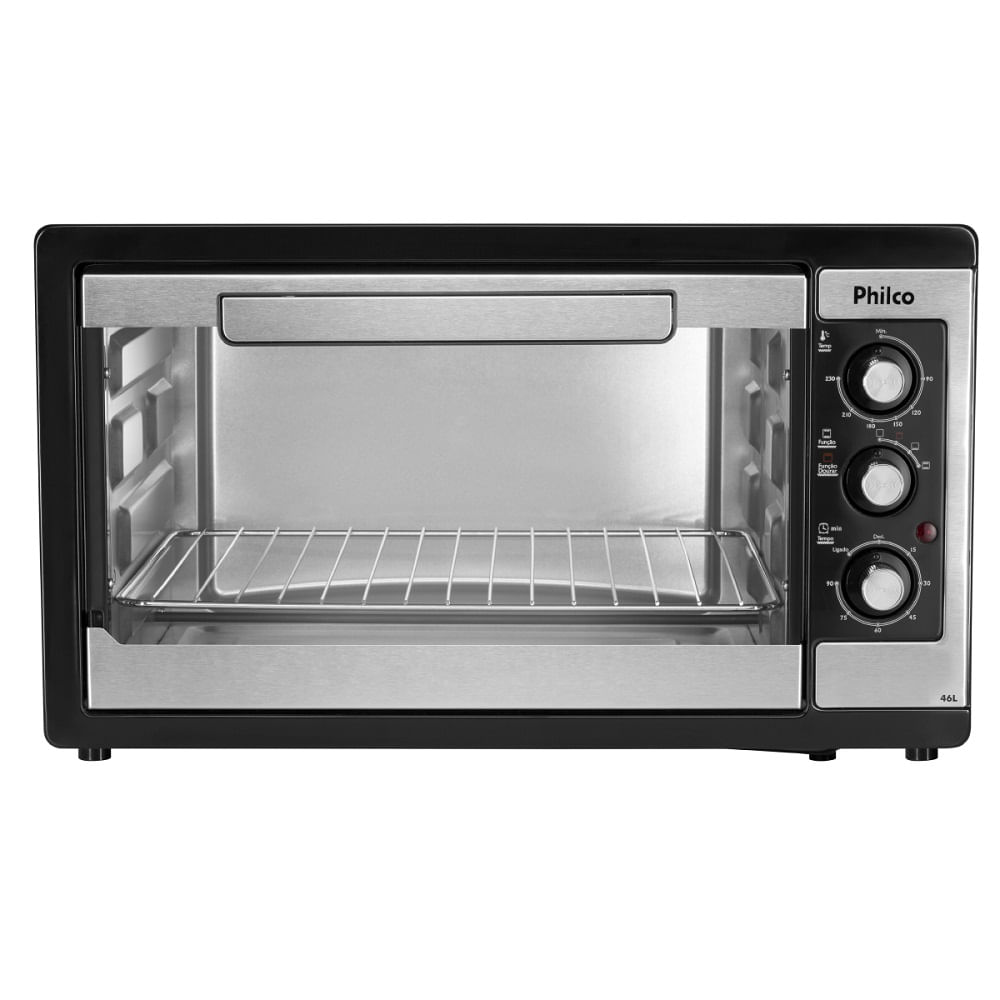 Forno Elétrico Philco 46 Litros Preto PFE46P - 220 Volts | Friopecas.com.br