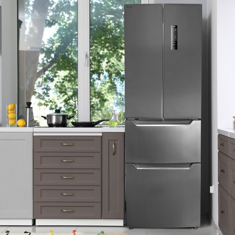 Refrigerador Philco Eco Inverter 299 Litros French Door Inox PRF380I ...