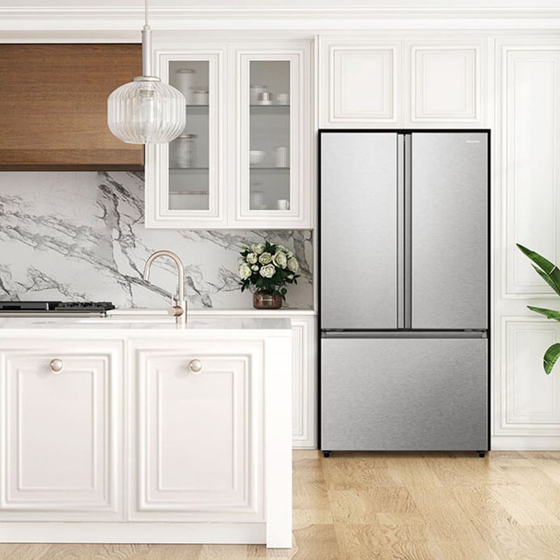 Refrigerador Hisense 520 Litros French Door Inox BCD-543W - 127 Volts ...