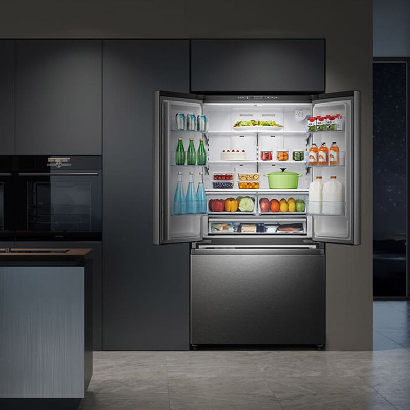 Refrigerador Hisense 520 Litros French Door Inox BCD-543W - 127 Volts ...