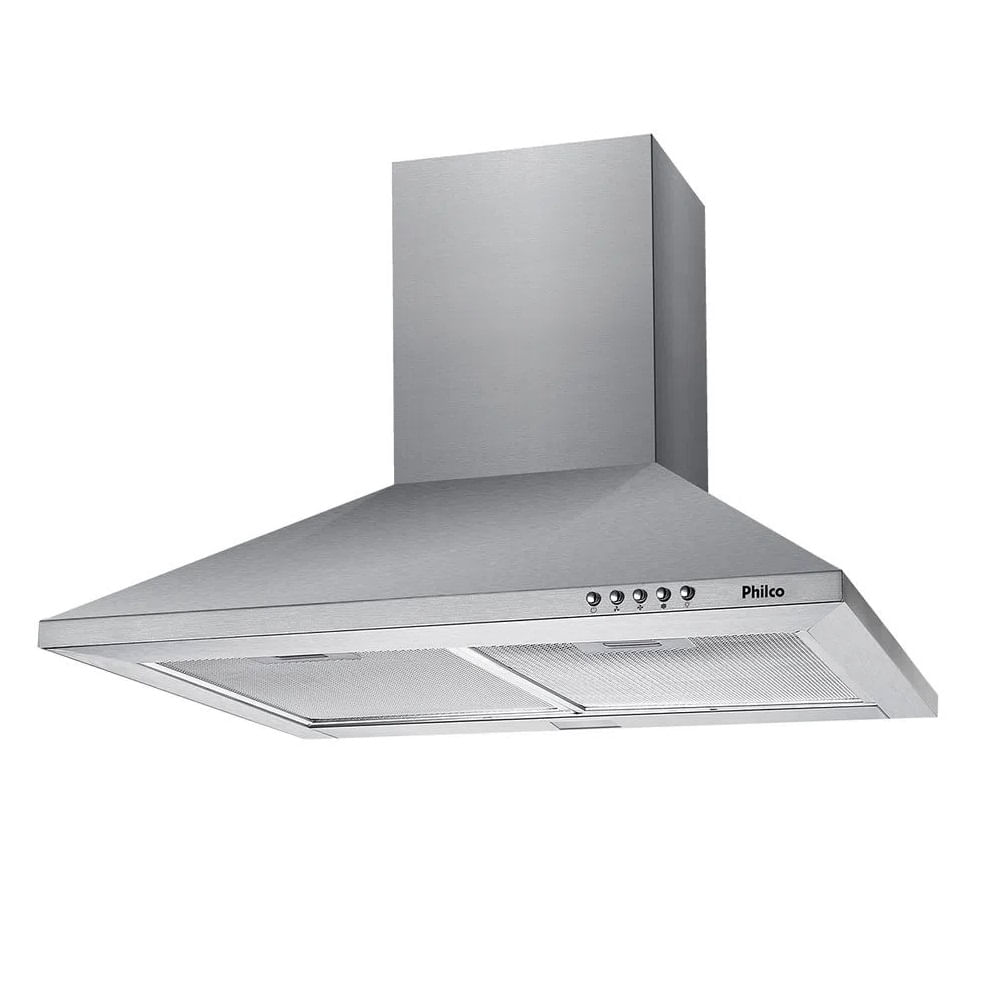 Coifa de Parede Philco 60cm Pirâmide Inox PCO62I - 220 Volts ...