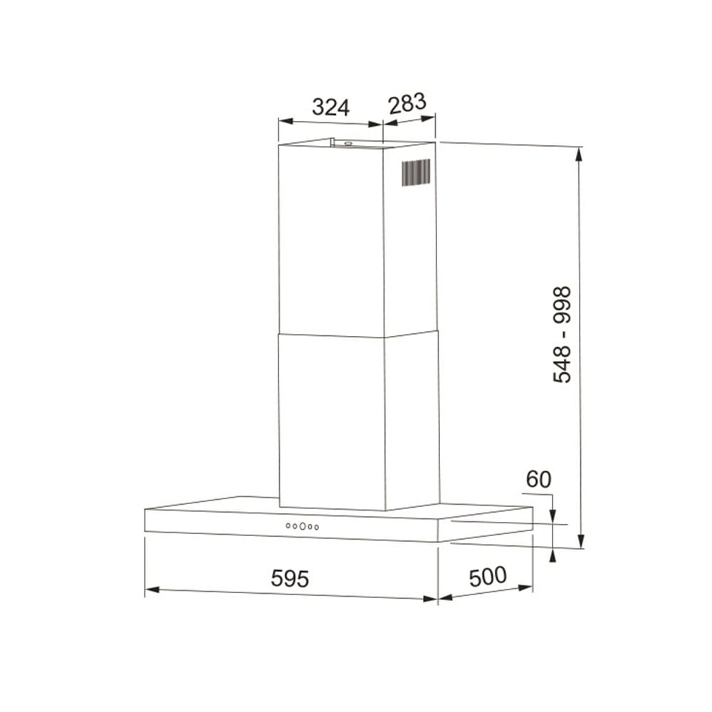 Coifa de Parede Franke 60cm Linea Touch Inox – 127 Volts | Friopecas.com.br