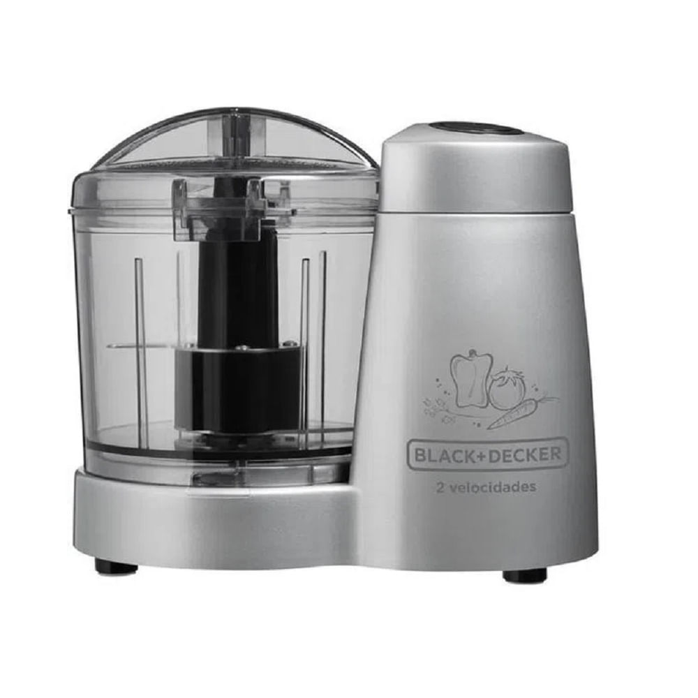 Miniprocessador de Alimentos Black + Decker 120W 2 velocidades Lâminas ...
