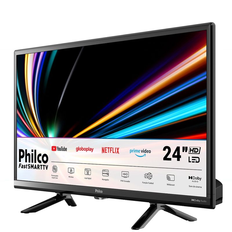 Smart TV Philco 24" D-Led PTV24G50SN - Bivolt|Friopecas.com.br