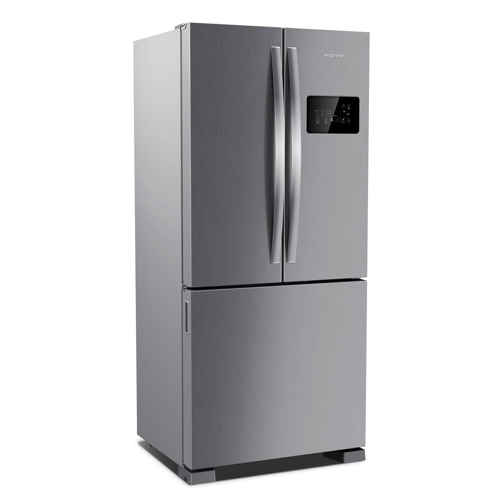 Refrigerador Brastemp Frost Free French Door 554 Litros Inox BRO85AK ...
